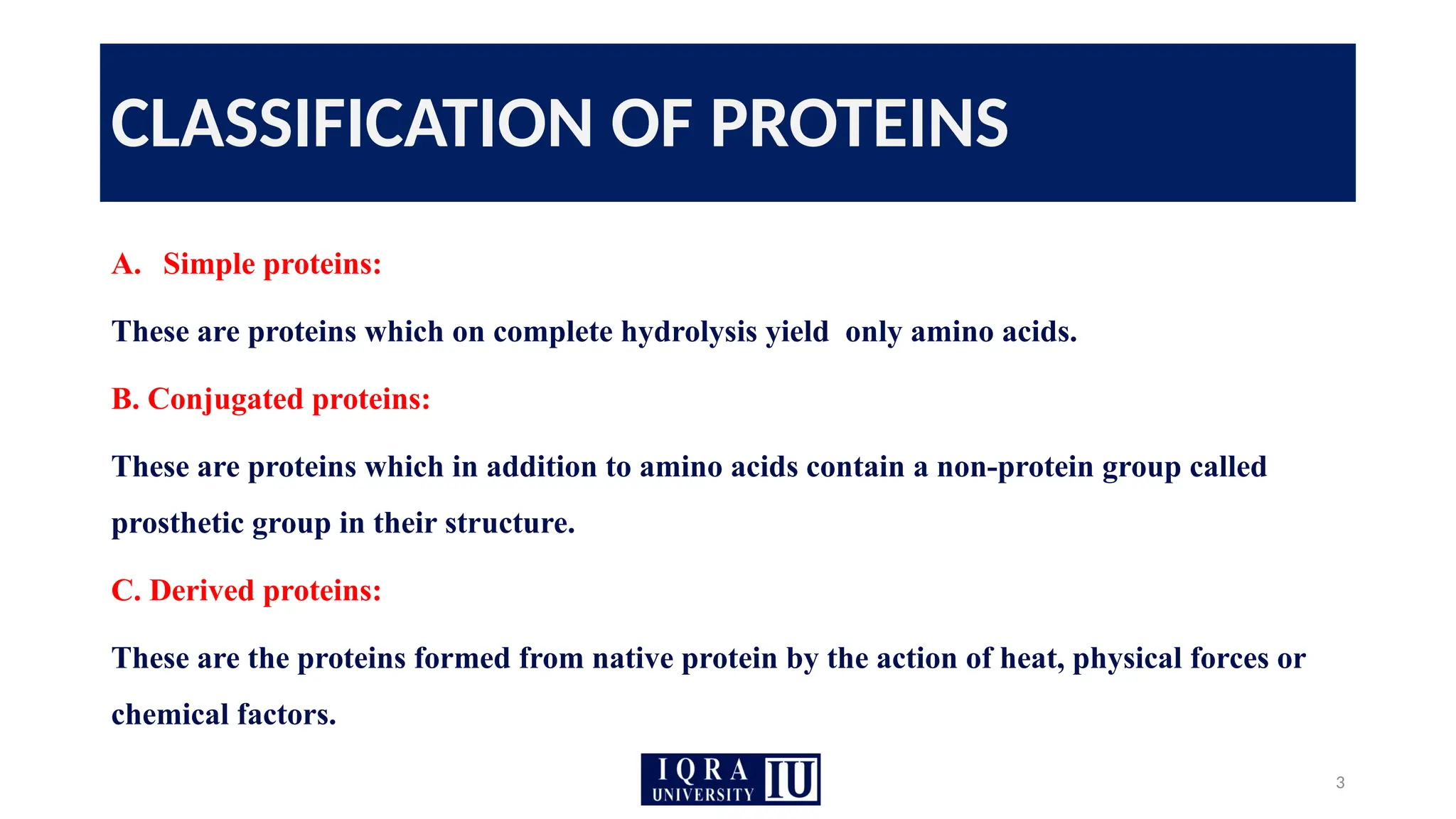 Protein and its types classification and uses | PPTX