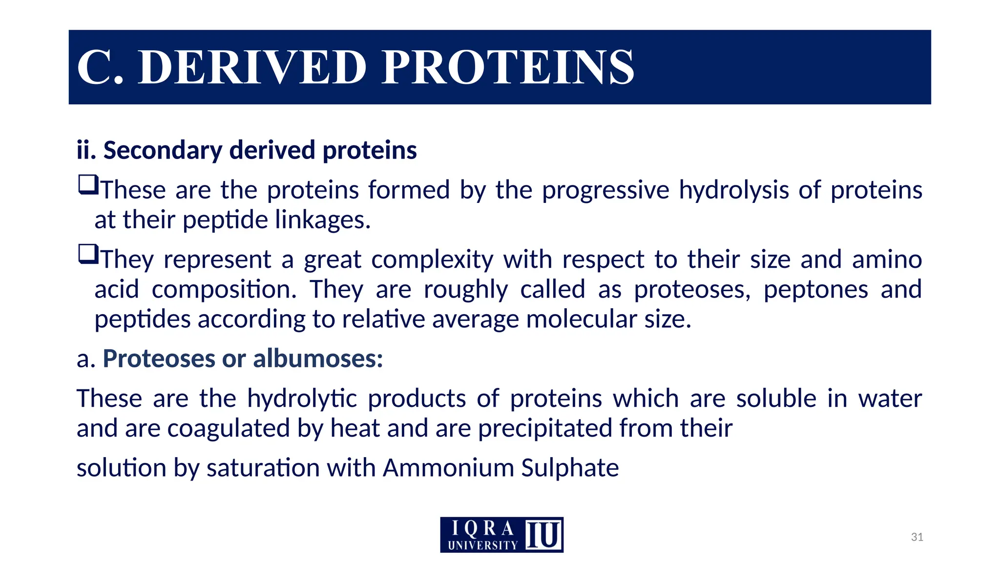Protein and its types classification and uses | PPTX