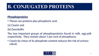 Protein and its types classification and uses | PPTX
