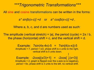 Lecture 15 section 5.4 graph of sin & cos | PPT