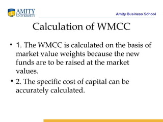 Lecture 15 cost of capital | PPT