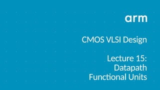 Datapath VLSI CMOS DESIGN VERILOG .pptx