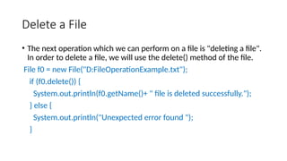 Lecture 15 FileHandling.pptxjdjdidjsjriikske | PPT