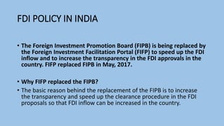 Factors affecting Foreign Investment in India.pptx