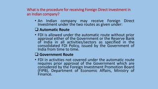 Factors affecting Foreign Investment in India.pptx
