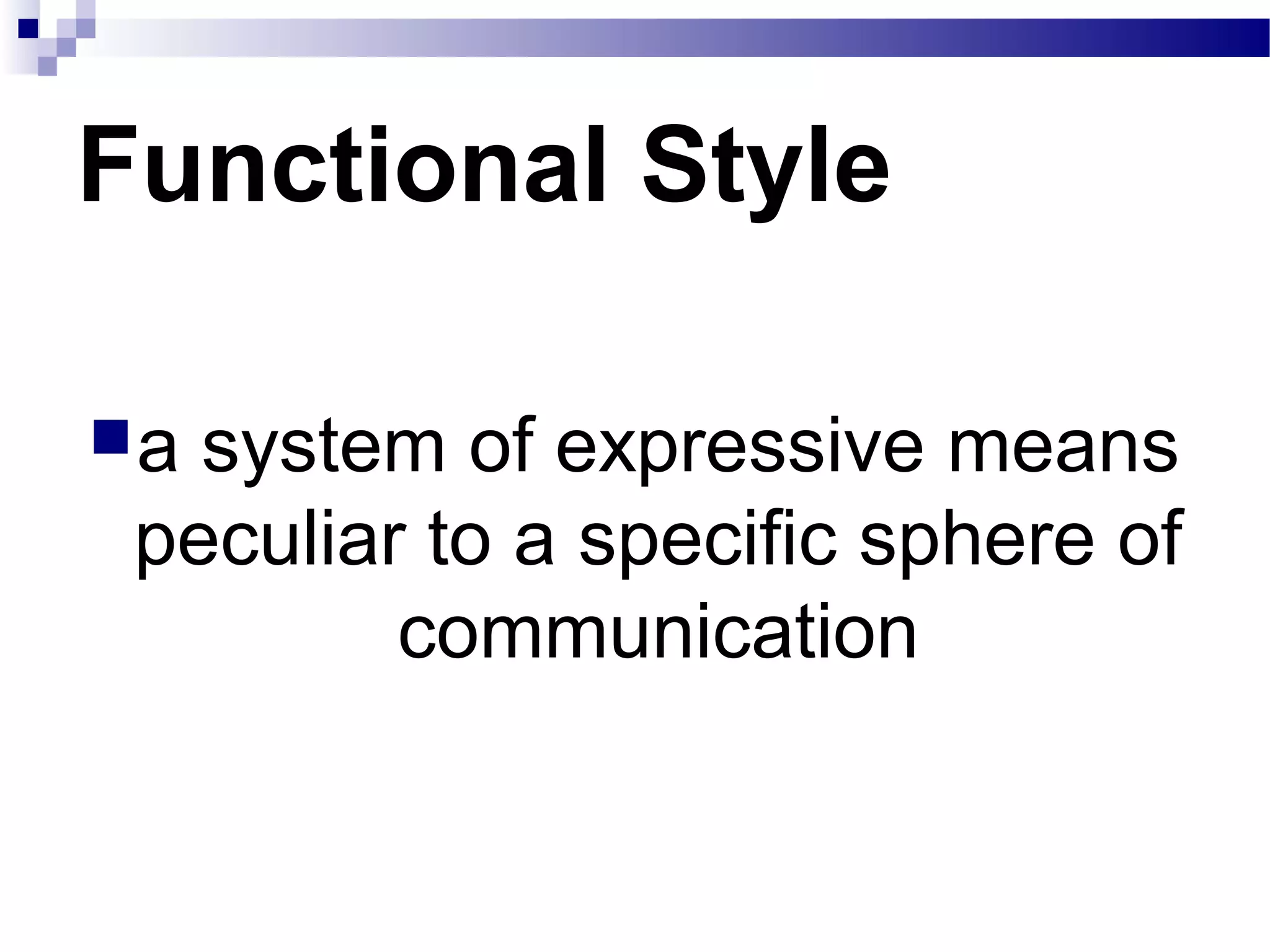 Lecture 15 functional_styles(2) | PPT | Style & Fashion