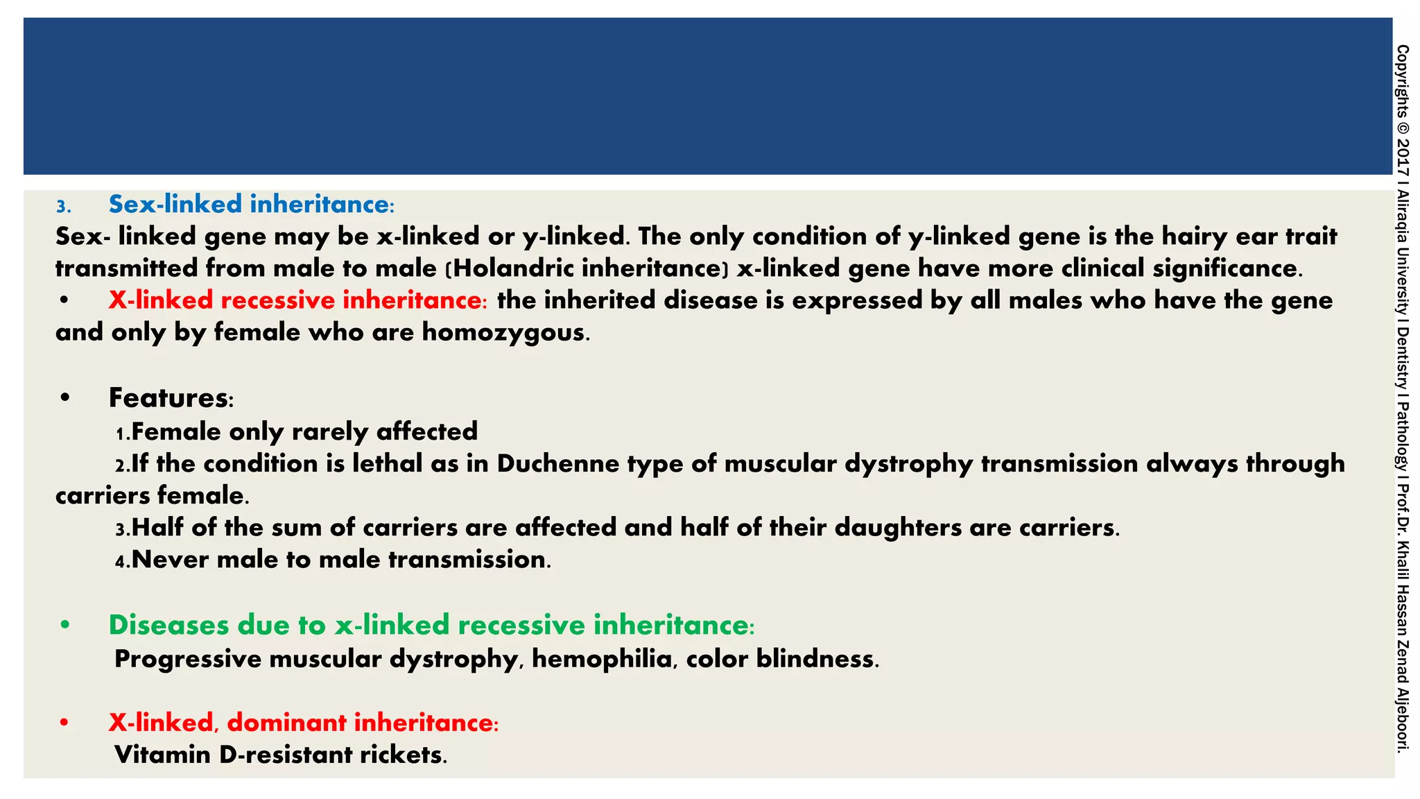 Lecture 15 genetic diseases | PPTX