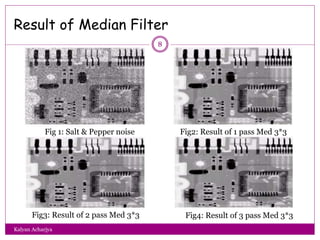 Image Restoration (Order Statistics Filters) | PPTX