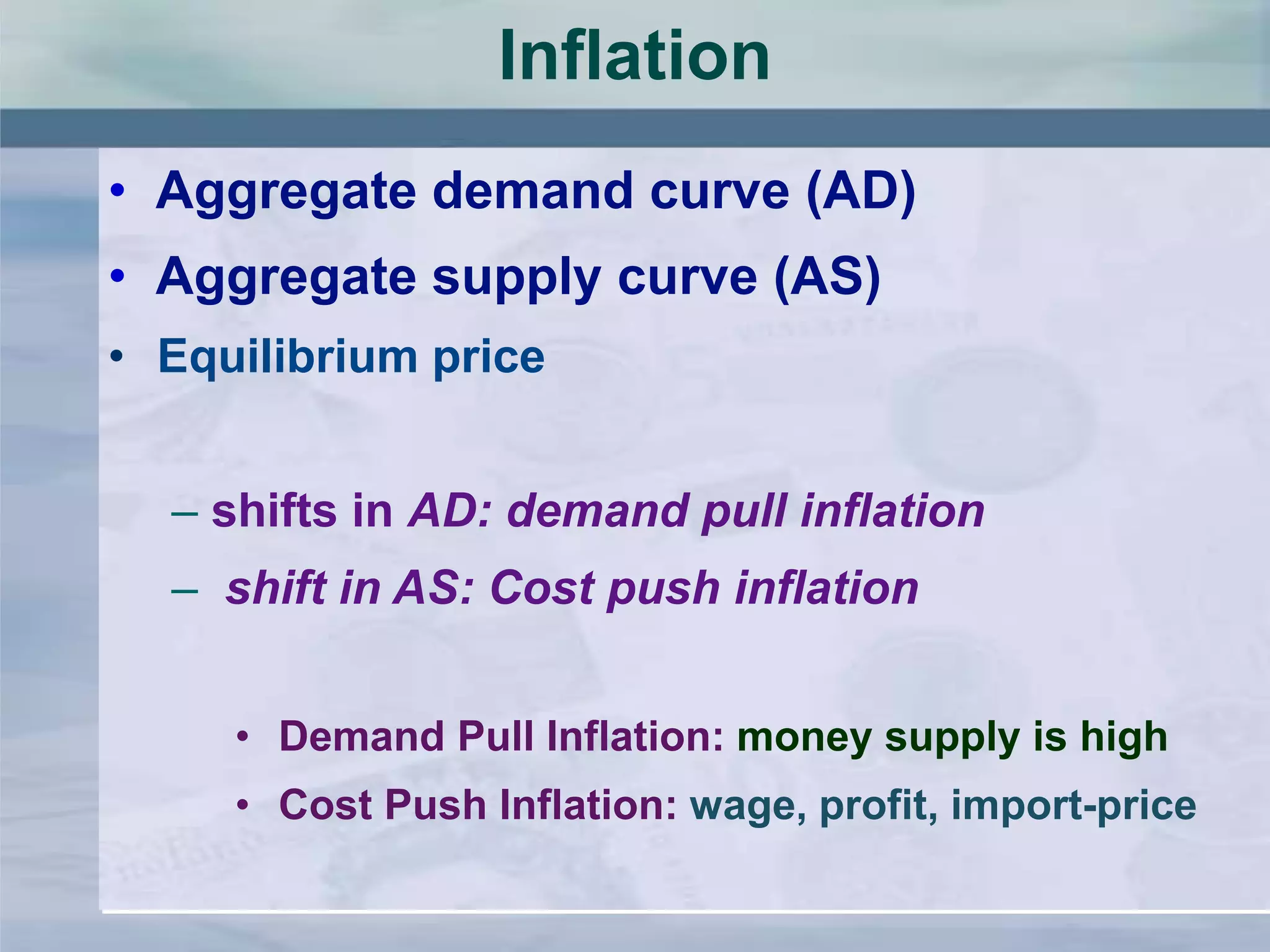 Lecture 15 (Inflation & Unemployment).ppt