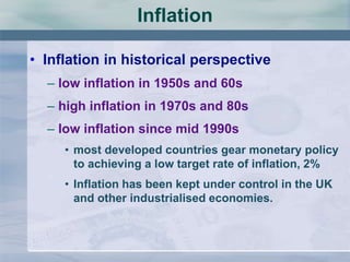 Lecture 15 (Inflation & Unemployment).ppt | Currencies | Economy