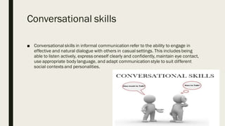 Lecture 15 Informal Communication( final 6).pdf | Technology & Computing