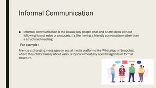 Lecture 15 Informal Communication( final 6).pdf | Technology & Computing