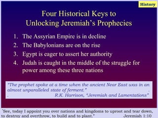 Lecture 15; Jeremiah and Lamentations | PPT