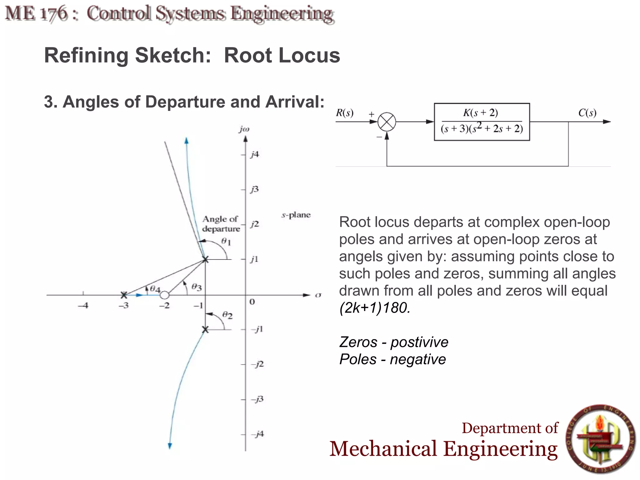 Lecture 15 ME 176 7 Root Locus Technique | PDF