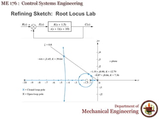 Lecture 15 ME 176 7 Root Locus Technique | PDF