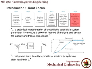 Lecture 15 ME 176 7 Root Locus Technique | PDF