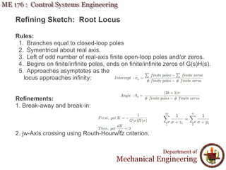 Lecture 15 ME 176 7 Root Locus Technique | PDF