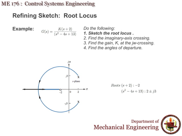 Lecture 15 ME 176 7 Root Locus Technique | PDF