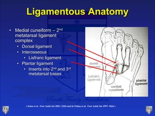 Lecture 15 parekh lisfranc | PPTX
