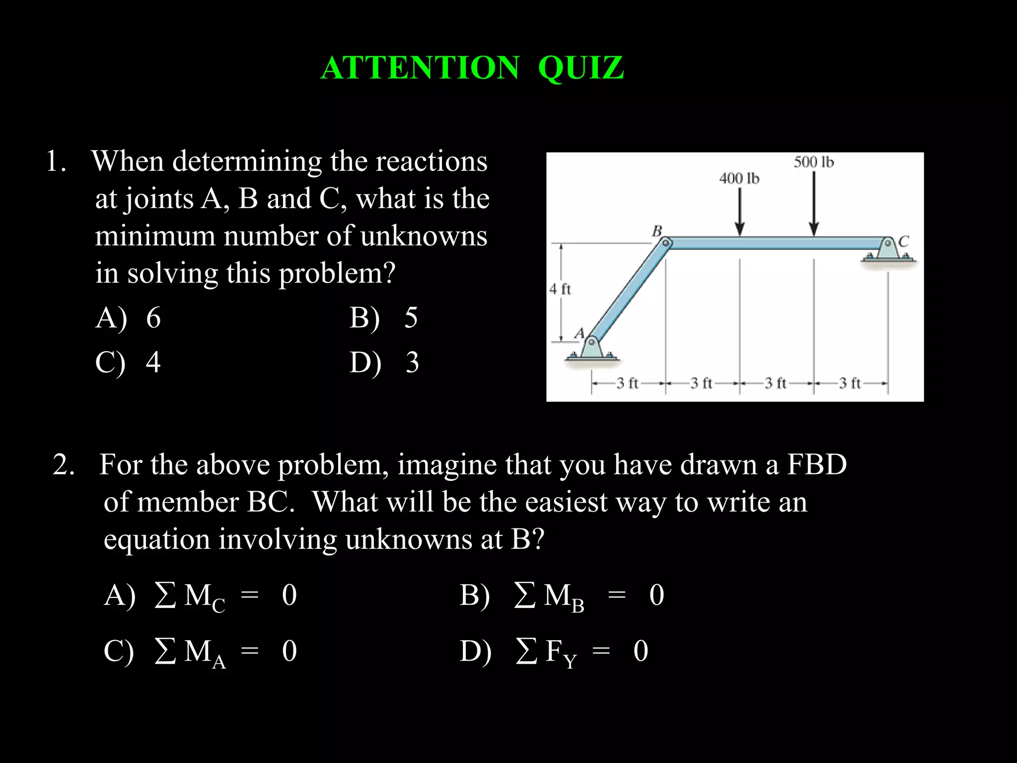 Lecture Statics Analysis of Trusses | PDF