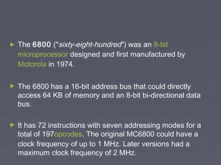 M6800 | PPT
