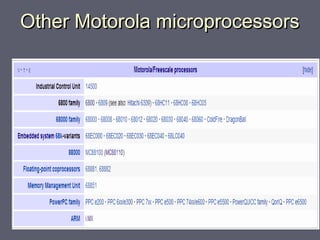 M6800 | PPT | Operating Systems | Computer Software and Applications