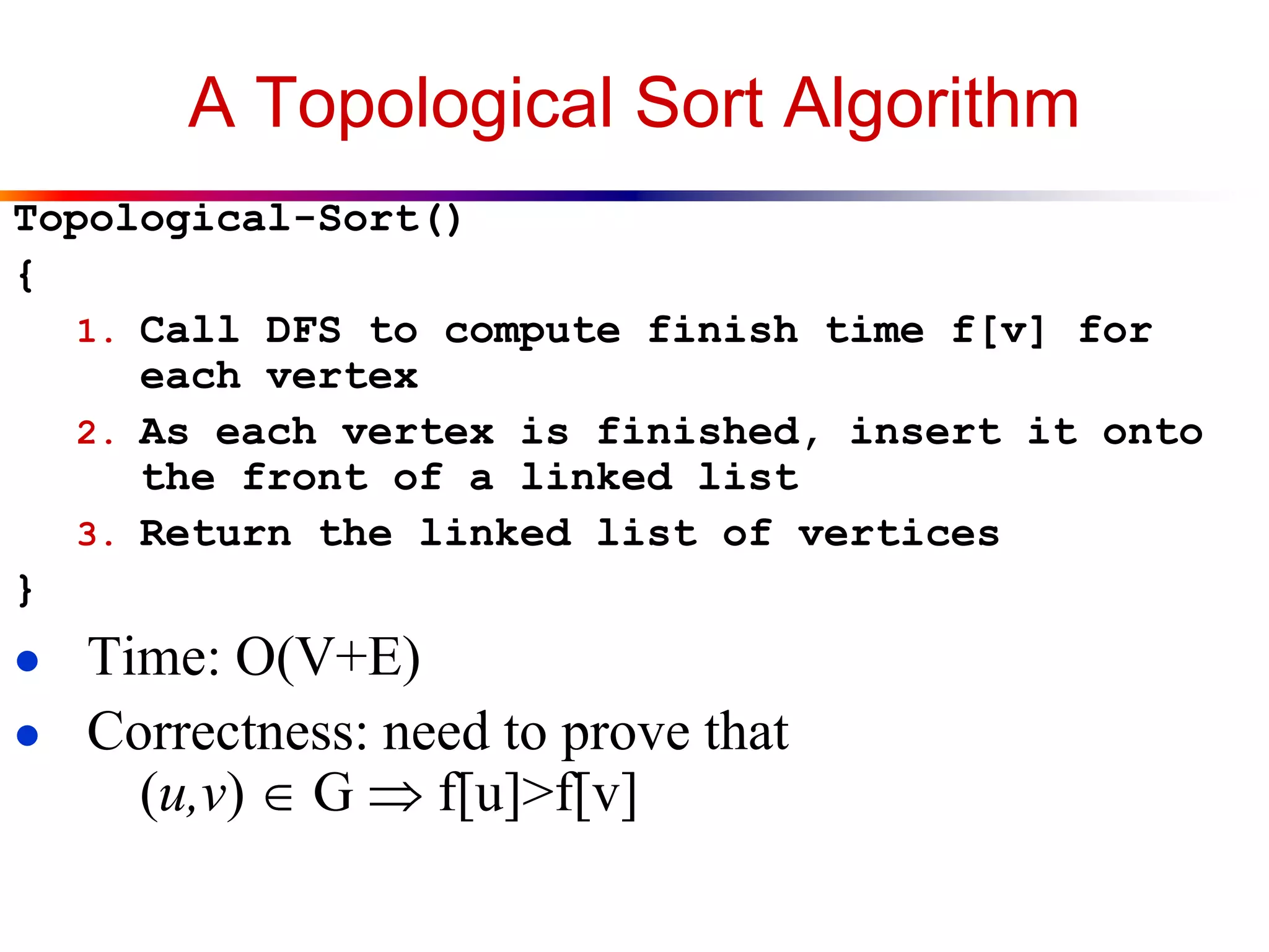 Topological Sort | PDF