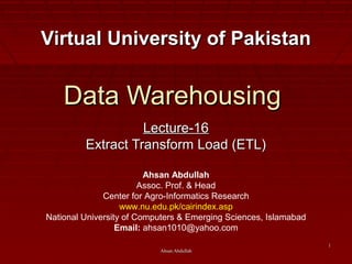 Lecture 16 | PPT | Databases | Computer Software and Applications