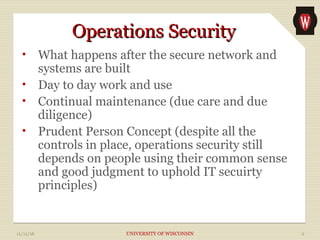 Security Operations -- An Overview | PPT