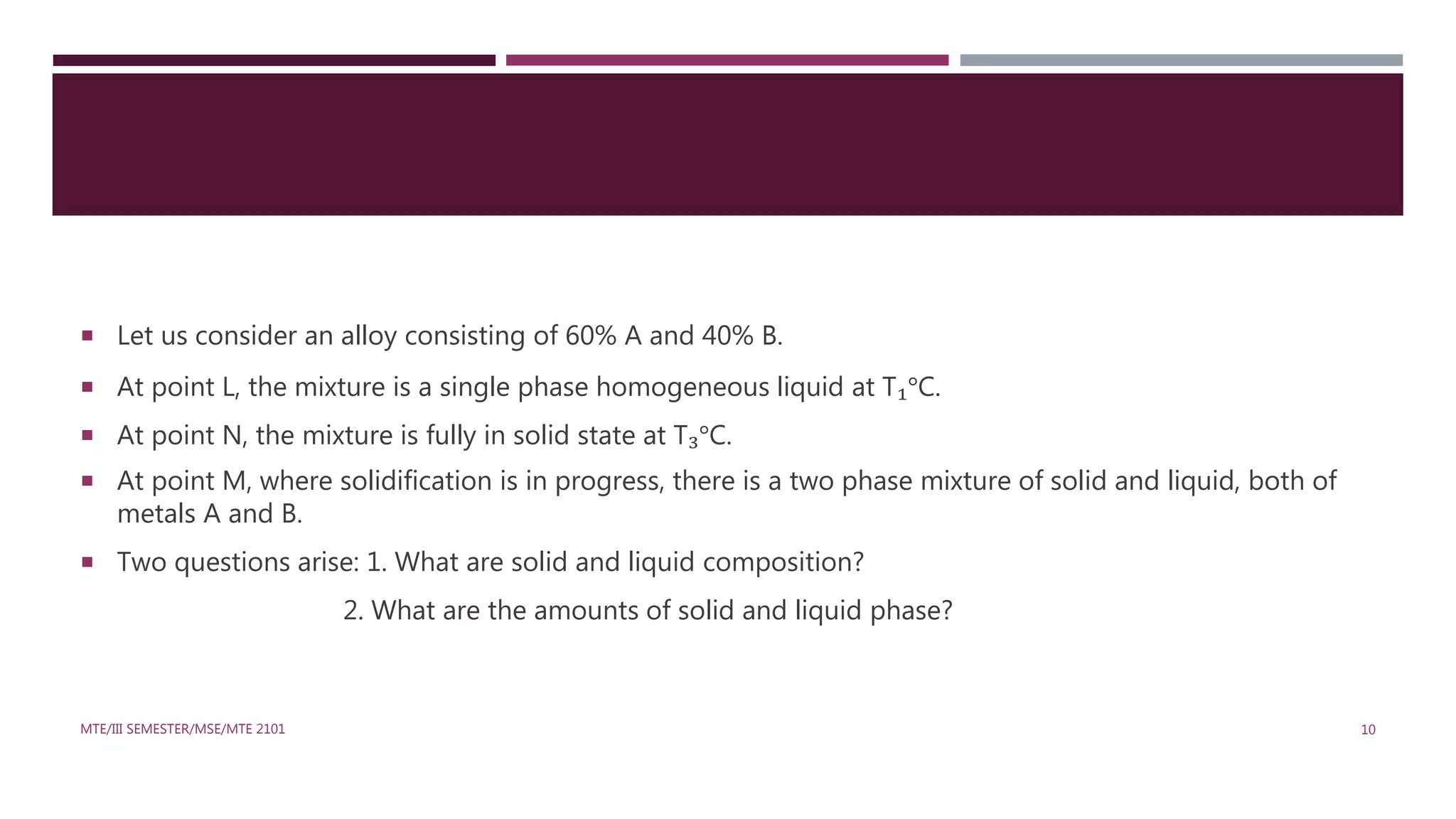 Phase Diagram:Two Component System | PPTX
