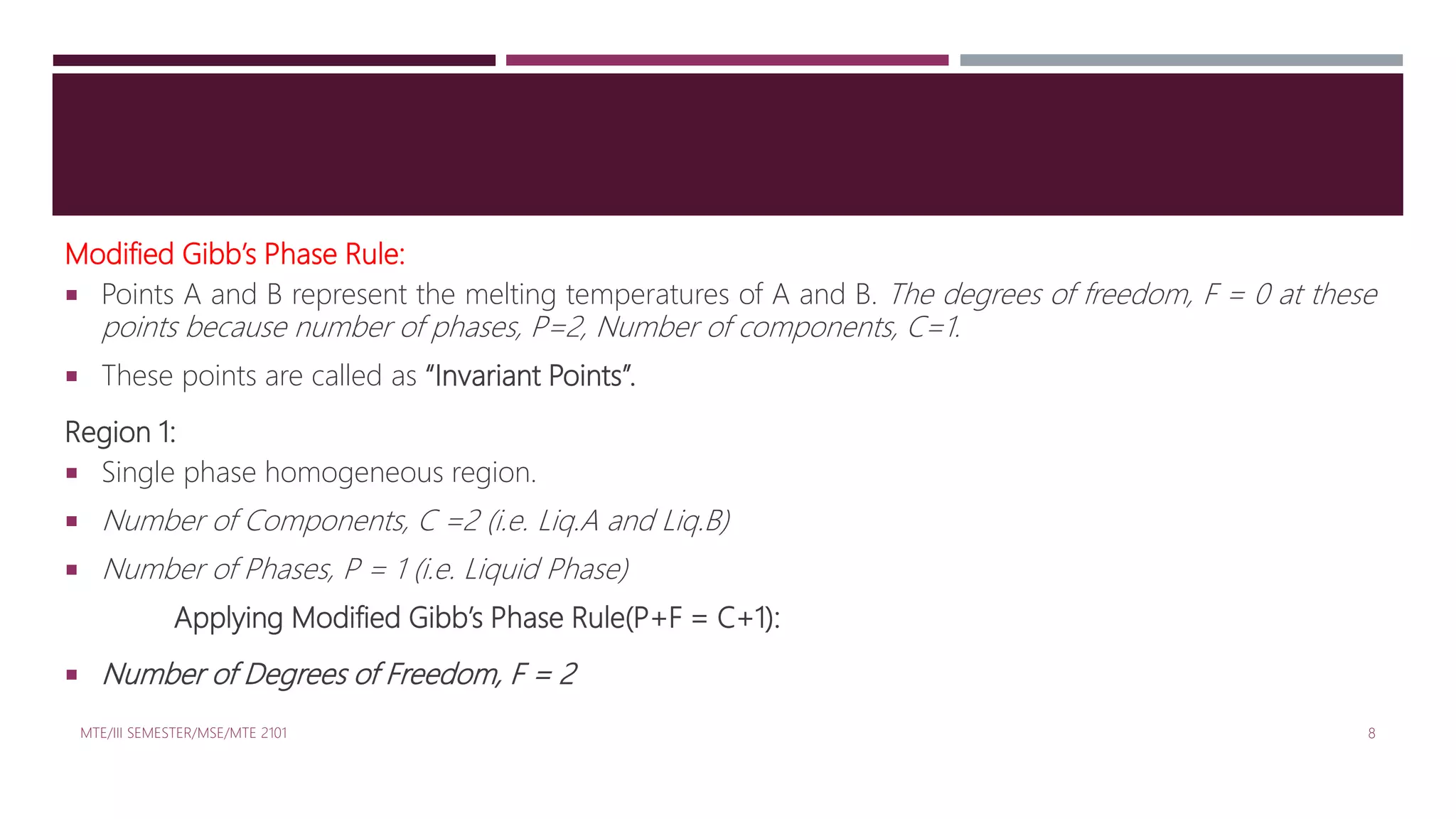 Phase Diagram:Two Component System | PPTX