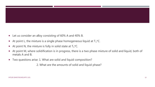 Phase Diagram:Two Component System | PPTX | Chemistry | Science