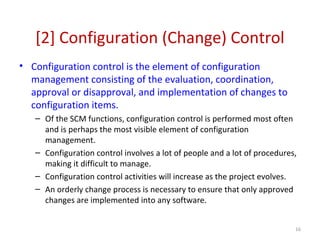 Software Engineering (Software Configuration Management) | PPT