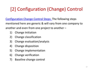 Software Engineering (Software Configuration Management) | PPT