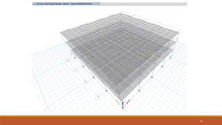 ETABS design of regular RC building in Etab | PPTX