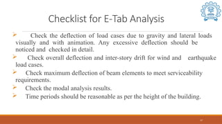 ETABS design of regular RC building in Etab | PPTX