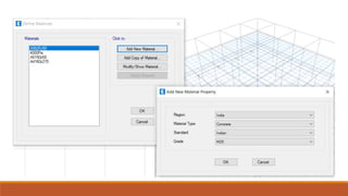 ETABS design of regular RC building in Etab | PPTX