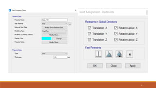 ETABS design of regular RC building in Etab | PPTX