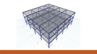 ETABS design of regular RC building in Etab | PPTX