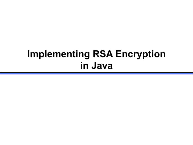 implementing the encryption in the JAVA.ppt