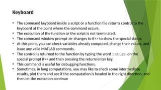 Loops Branches and control flow in MATLAB | PPTX