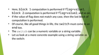 Loops Branches and control flow in MATLAB | PPTX
