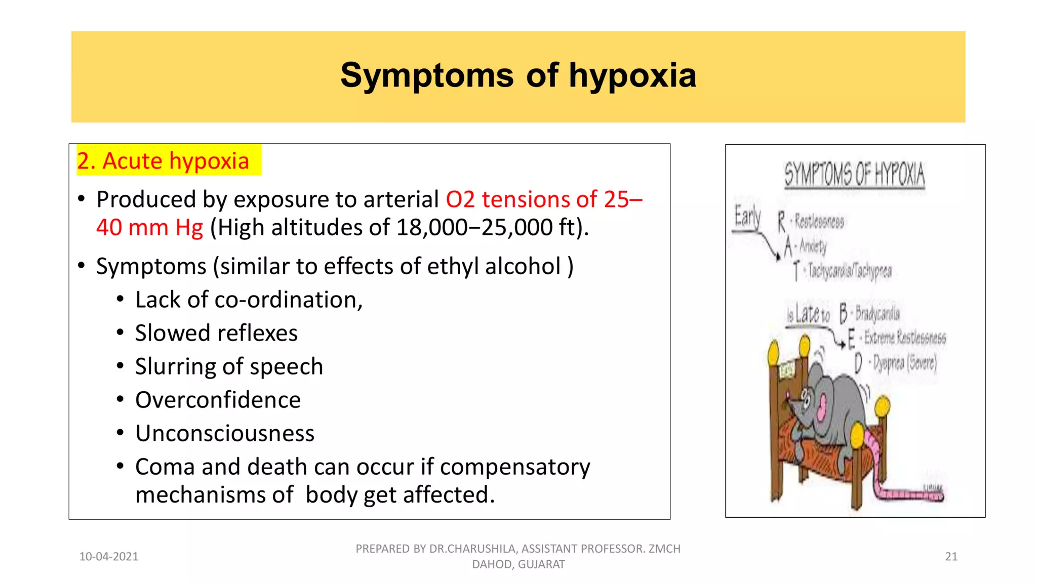 HYPOXIA: Applied aspect of respiratory sysstem | PDF