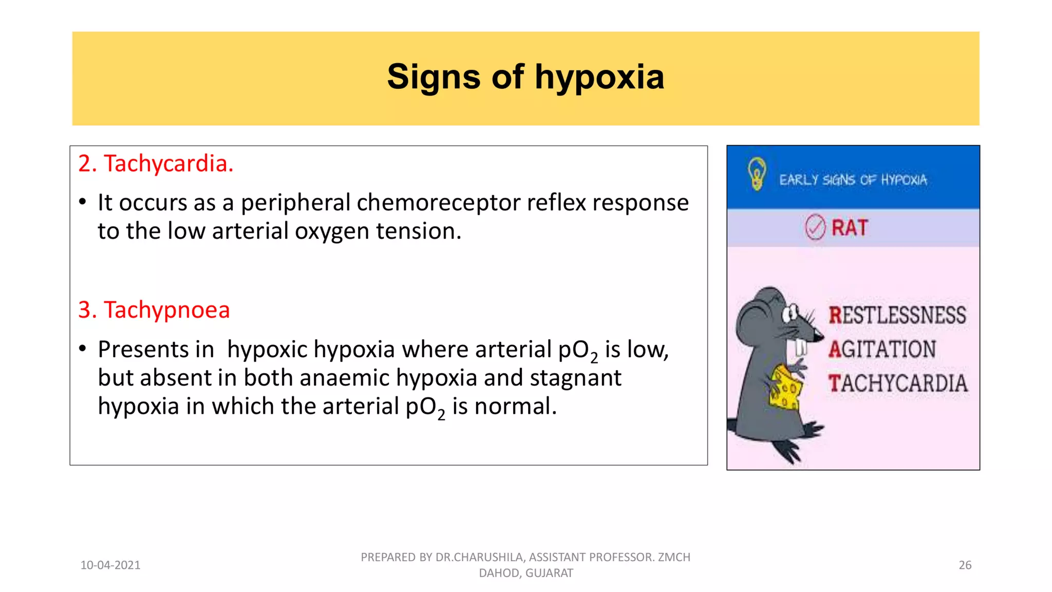HYPOXIA: Applied aspect of respiratory sysstem | PDF
