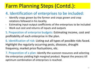 Lecture 16 Farm Planning | PPT