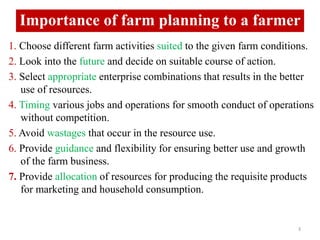 Lecture 16 Farm Planning | PPT