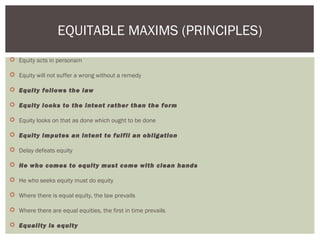 Lecture 16 introduction to equity | PPT