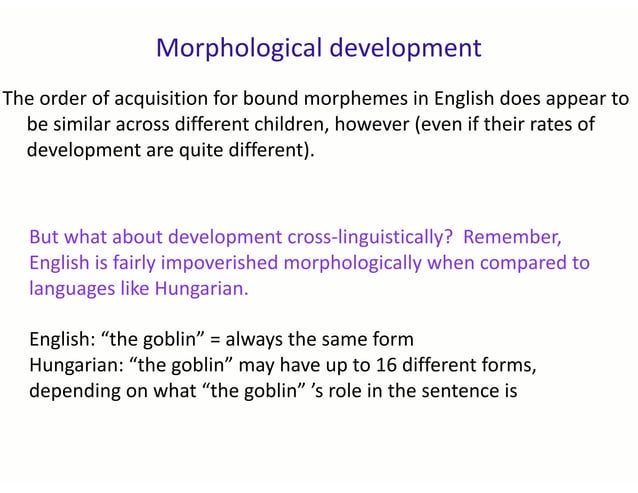 Description of morphology,types, development,and examples. | PPT