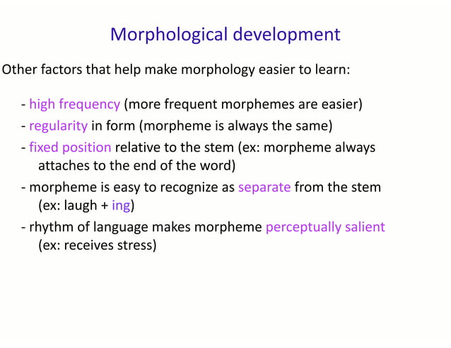 Description of morphology,types, development,and examples. | PPT