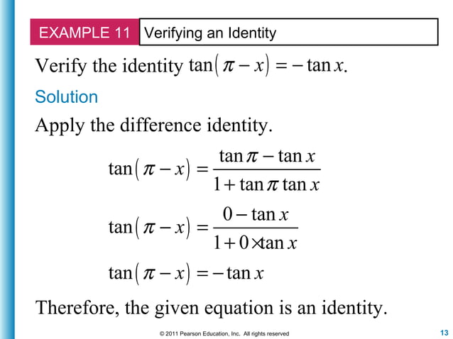 Lecture 16 section 6.2 sum-difference identities | PPT | Physics | Science